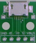 Micro USB Breakout Board - Electronic Things